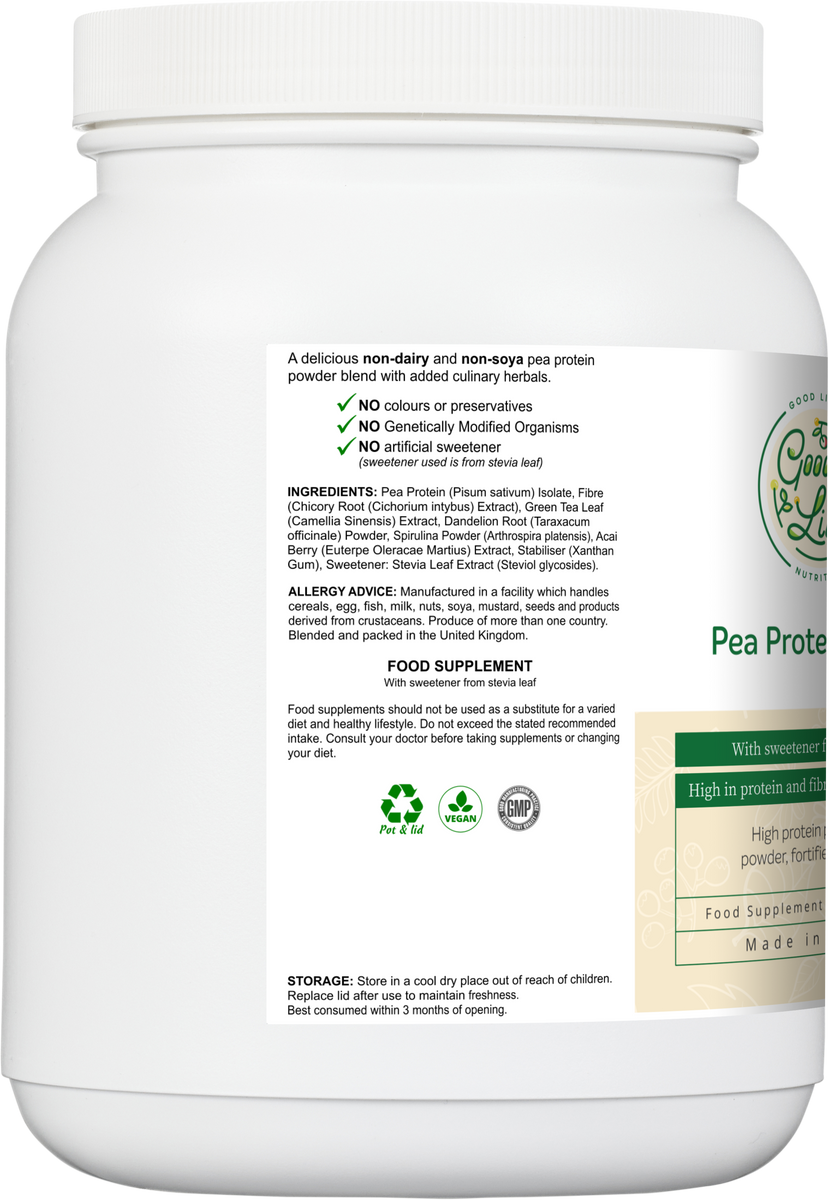 Pea Protein Blend – Good Living Nutrition